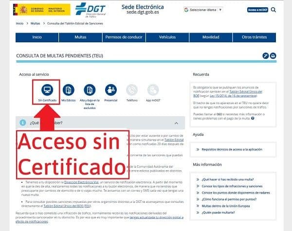 TESTRA DGT • Consulta tus multas pendientes | DGT Cita Previa